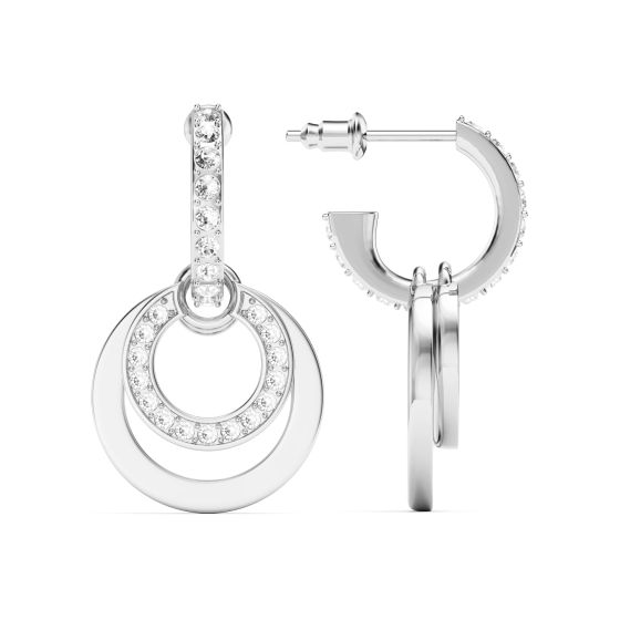 Swarovski circle earrings store